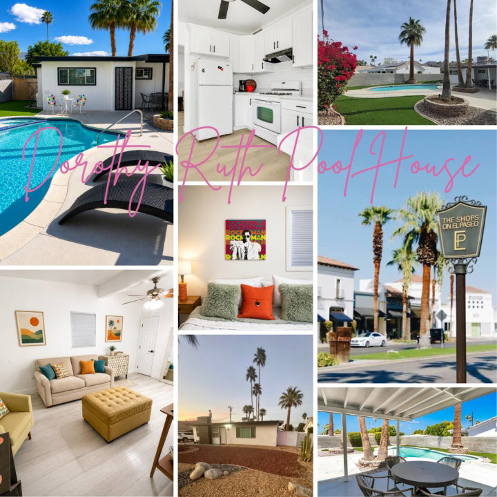 30 Day Pool House Walk To El Paseo, Mountain Views - Palm Desert, CA