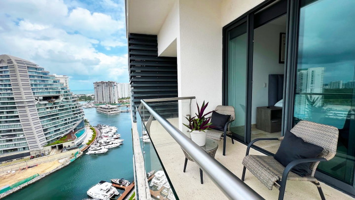 Top/1br/luxury Condo/ Ocean Views/balcony/gym/hz - Isla Mujeres