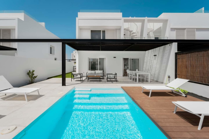 Casa Geca. Ideal Villa With Pool And Ocean Views - Playa Blanca