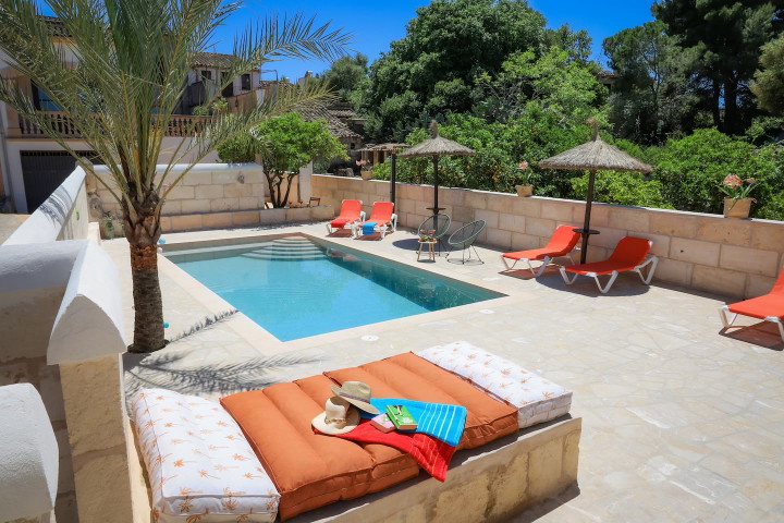 Señorial House In Sineu Ideal For Bicyclists Bicycle Garage.saline Pool - Majorca