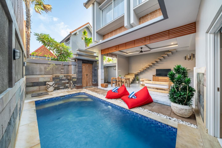 Q La Villa 5.stylish 2br Private Pool Villa Legian - Denpasar