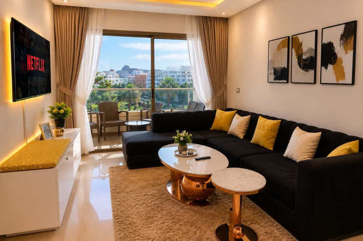 Ocean View 2br Apt In Mohammedia Parc - Mohammédia
