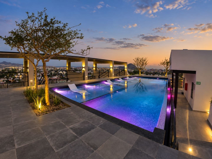 1br In Downtown Cabo | Rooftop Pool & Marina - Cabo San Lucas
