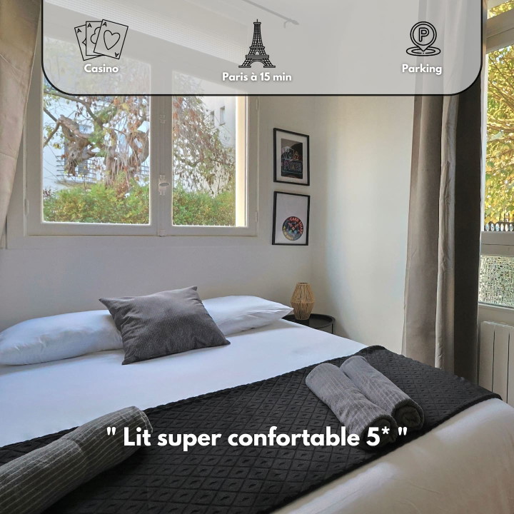 Studio Rdc 20 M² Cuisine Séparée Paris 15 Min - Enghien-les-Bains