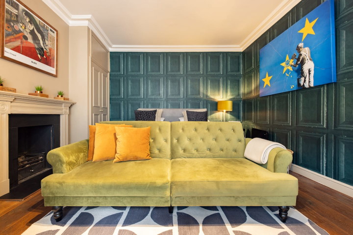 Earls Court Mid Century Style Super King Bed - Fulham
