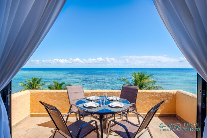 Top-floor Beachfront | 2 Balconies & Amazing Views - Akumal