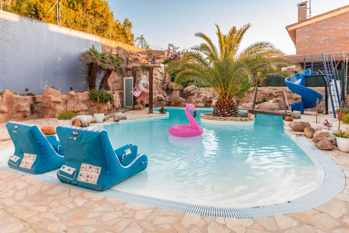 Madrid Sierra Villa | Pool, Slide, Cinema & View - Spanien