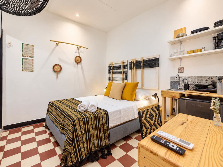 Ethnic Tropical Loft Near Los Novios Park - Taganga
