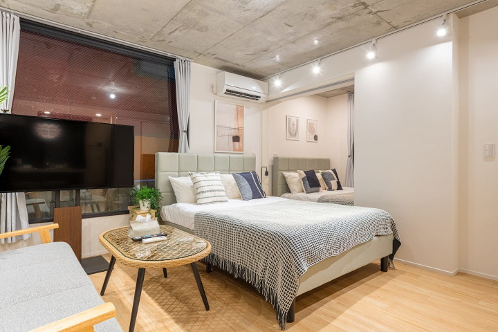 New Newly Built/haneda Airport/7-minute Walk From Heiwajima Station/32㎡/2 Double Beds/maximum 4 People, New Newly Built/haneda Airport/. - Kawasaki