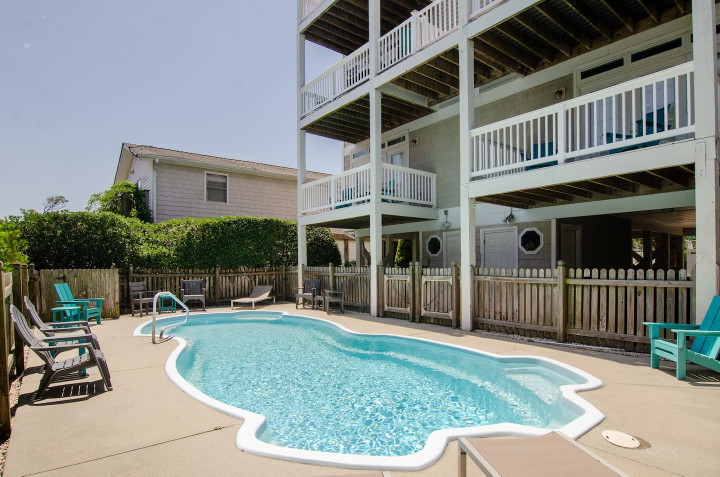 4 Br Townhouse With Pool - C023 - Carolina Beach, NC