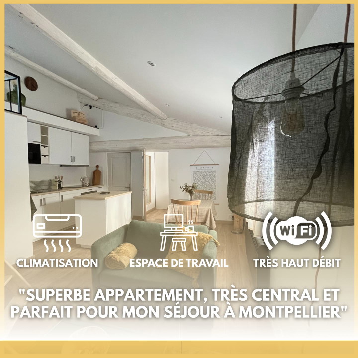 Appartement Laissac - Centre Ville - Climatisé - Montpellier