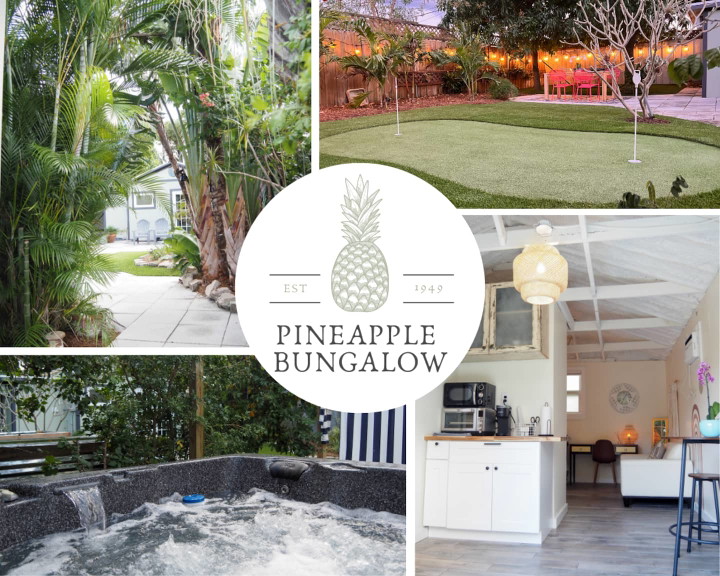 Bungalow With Putting Green, Hot Tub, & Garden - West Palm Beach, FL