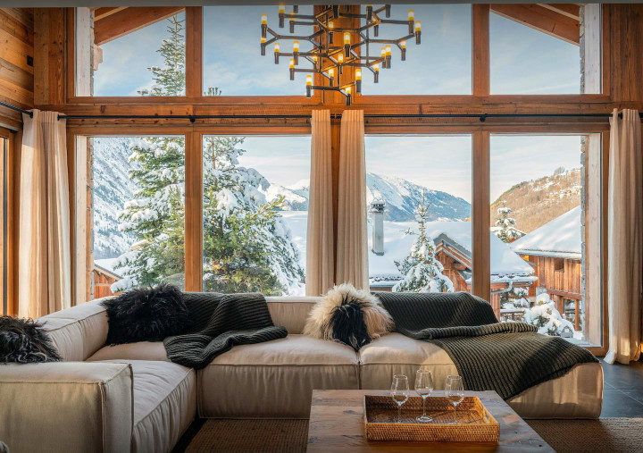 Splendide Chalet Moderne Avec Sauna Et Jacuzzi -