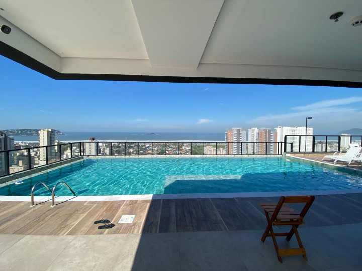 Ap At Enseada Guarujá  Roof Terrace Pool With Sea View - Guarujá