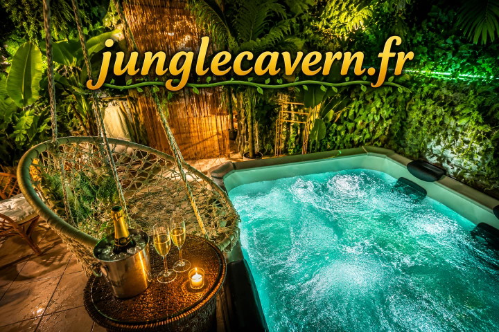 Jungle Cavern Spa Privé Au Milieu De La Jungle - Albertville