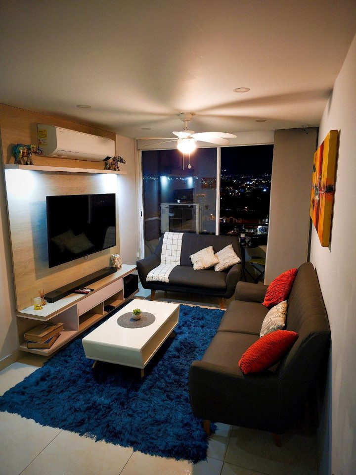 Modern Apartment 3 Rooms+central+a/c+water+parking - Villavicencio