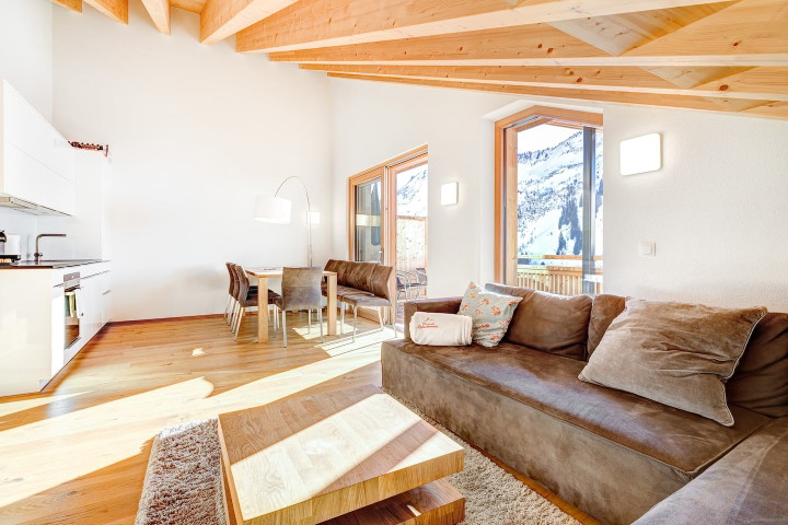 3 Room Apartment With Sauna, South Balcony, Apartment 12 In House 1 - Damüls