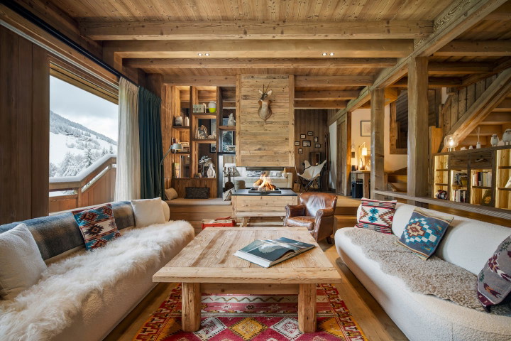 Luxury Chalet Fireplace, Mountain View - Megève