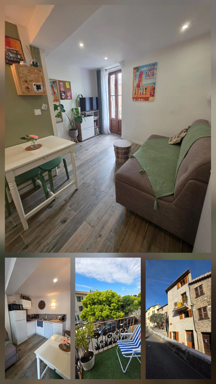 Paisible Duplex En Bas Du Château Grimaldi - Cagnes-sur-Mer