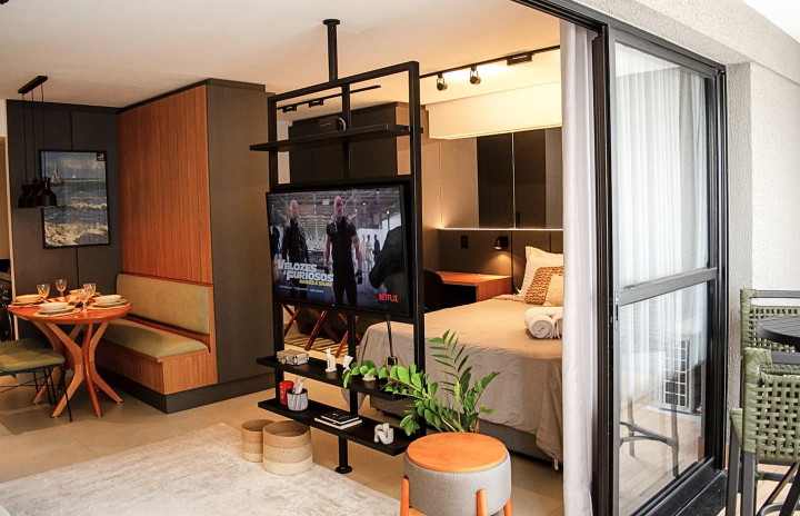 Hub Bueno | Balcony  Garage  Pool  Queen Bed - Goiânia