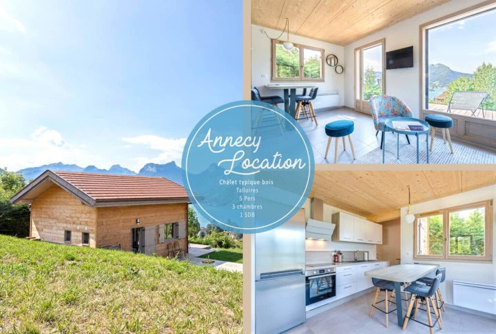 Magnifique Chalet : Vue Sur Lac Et Montagnes. - Annecy