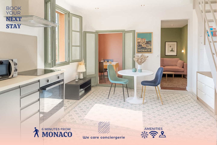 Charming Apartment In The Center Of Beausoleil - Monte Carlo