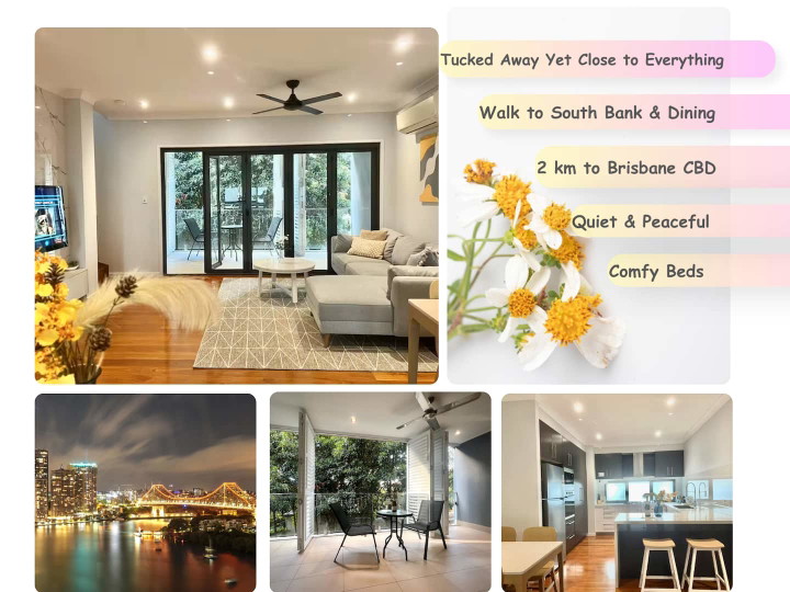 Charming Kangaroo Point Home Close To Cbd - Brisbane