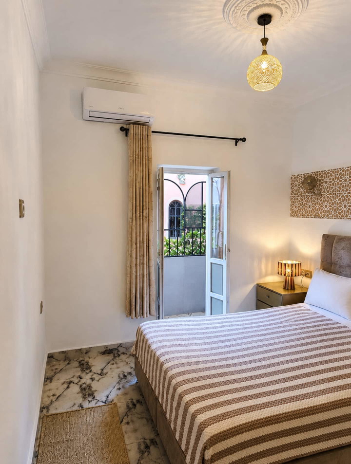 Charmant Studio Marocain Avec Balcon Privé - Marrakech