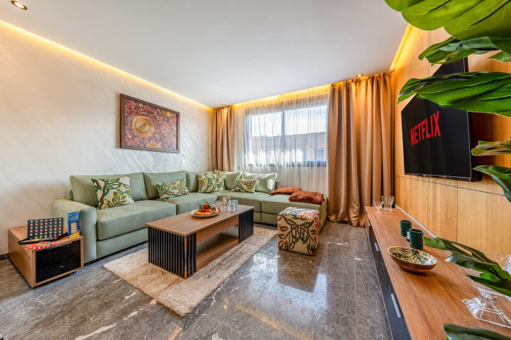 Le Grand Jazzy- Fibre, Climatisé & Cozy| Lit Bébé - Marrakech