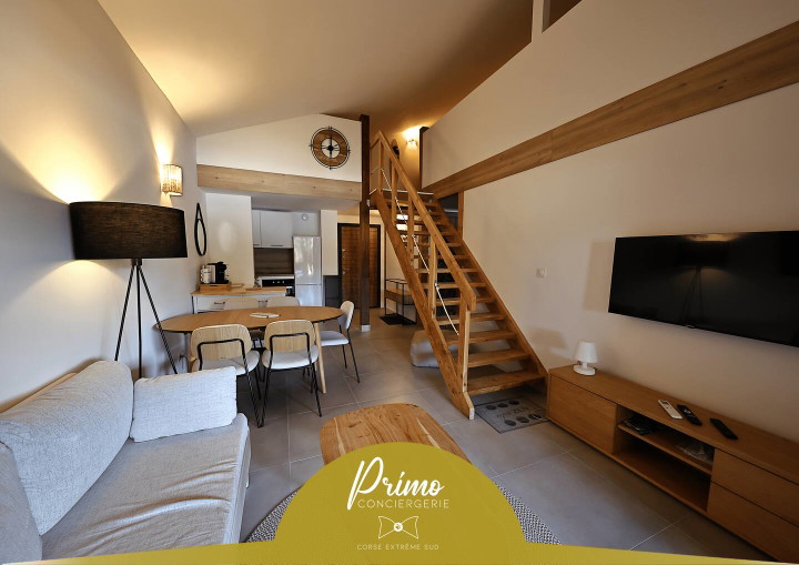 Perla Di Mare - T3 Avec Piscine Et Accès Plage - Pianottoli-Caldarello