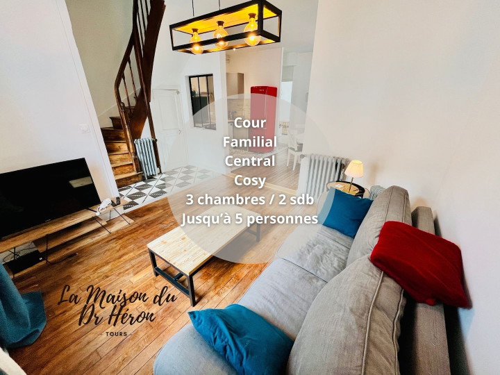 Tours Centre, Calme, Cour, Climatisation - Tours