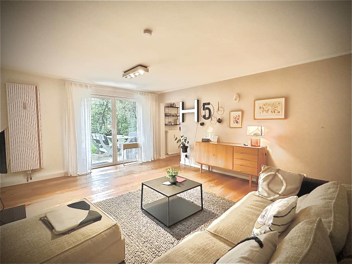 Large Garden Apartment In Stylish Scandinavian Design - Munich