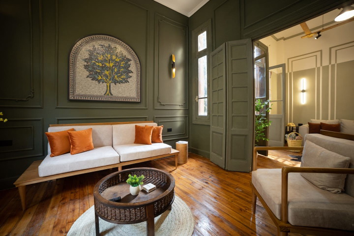 Boutique Historique à Hauts Plafonds, 2 Chambres - Près De Tahrir Sq. - Le Caire