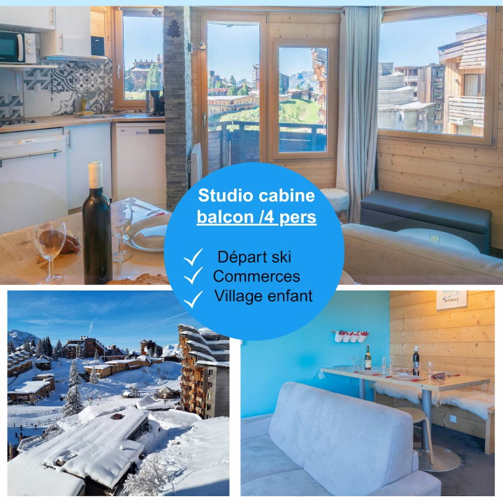 Studio Vue Montagne Au Pied Des Pistes & Commerces - Avoriaz