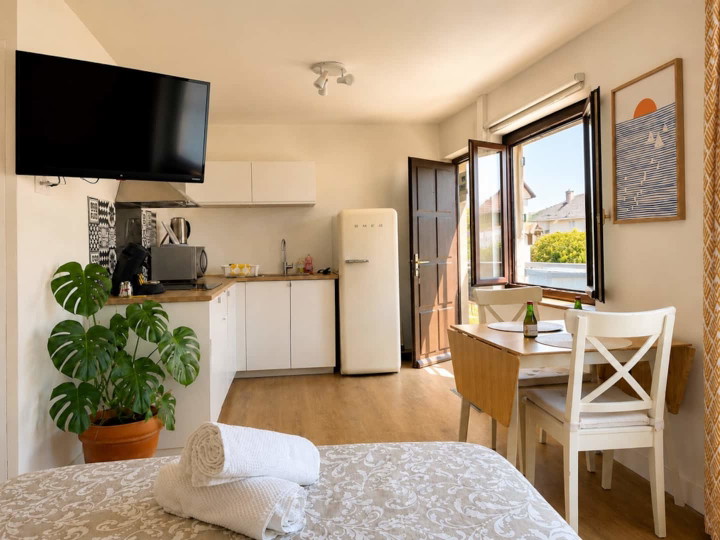 Studio Cosy Lumineux Plage à Pied Wifi Tv Hd - Ouistreham