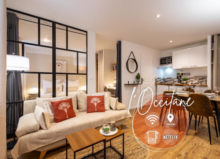 L'occitane | Studio ÉLégant, 2 Lits, Hyper-centre - Castres