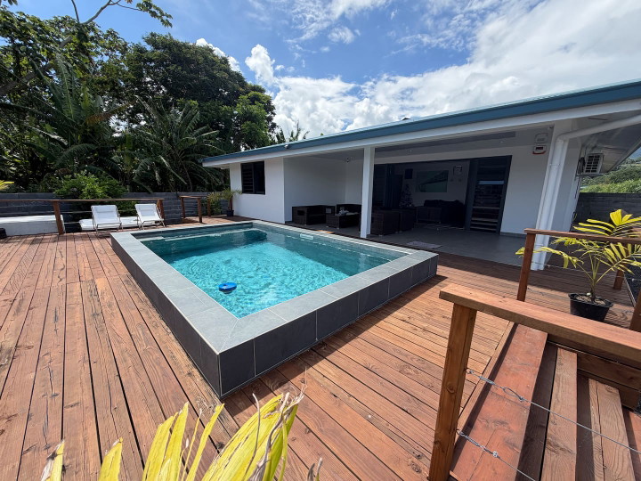 Spacious 3-bedroom House With Swimming Pool In Papeari - Tahiti