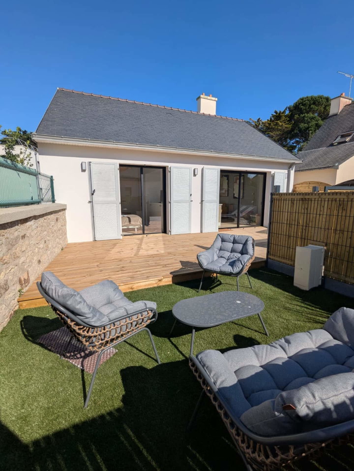 Maison Neuve T2 50m De La Plage - Climatisation - Finistère