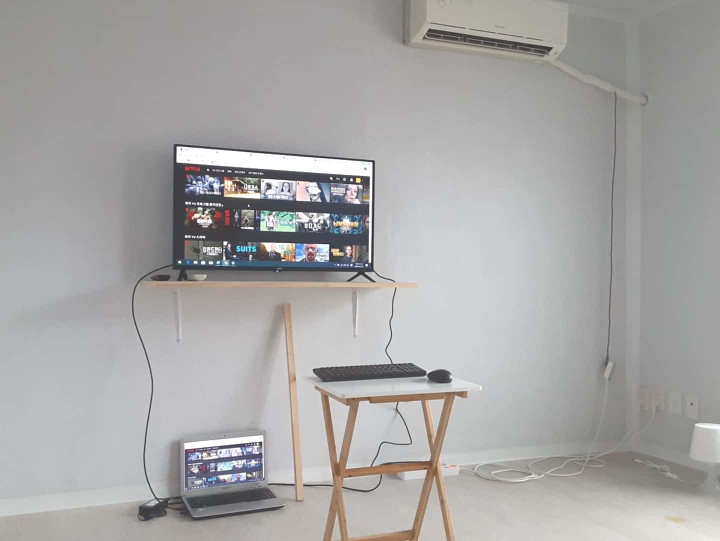 @햇살가득 3, Two Rooms, Fast Wifi, 방두개 아파트, 도시가스 보일러. - Zuid-Korea