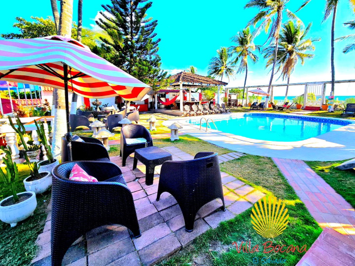 Villa Bocana &nbsp;En Bord De Mer, Climatisation, Wi-fi, Piscine Privée - El Salvador