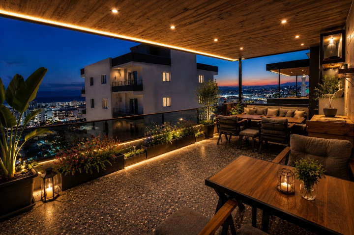 °Skyvilla Teras°
Gökyüzüne Açılan Eşsiz Teraslar - Mezitli