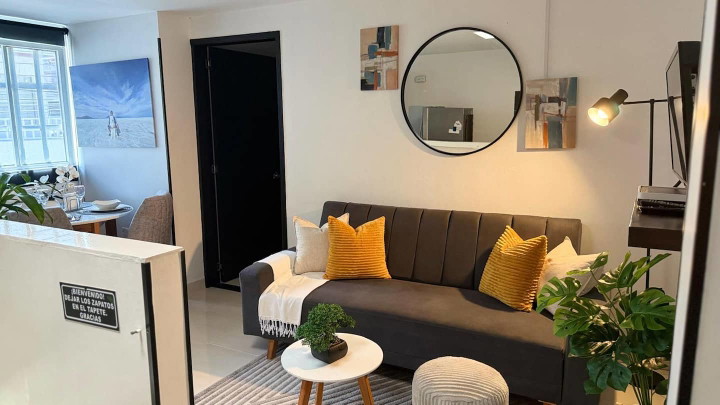 Apartment Near The Foscal Clinic, A/c + Hot Water + Wi-fi - Bucaramanga
