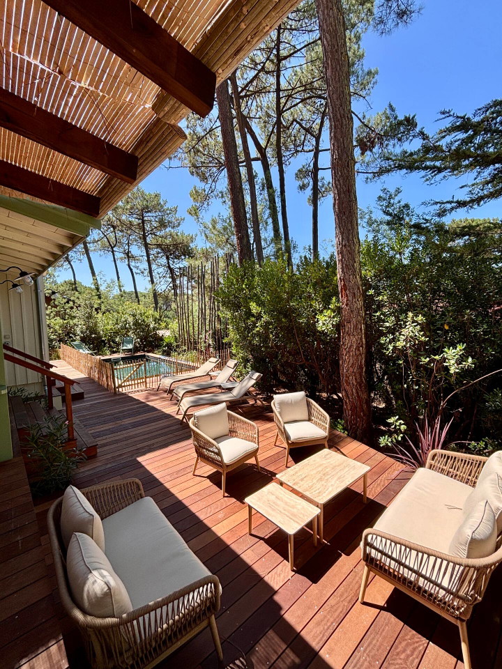 Maison Landaise Neuve Au Canon Piscine 10 Pers - Cap Ferret