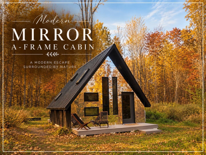Modern Mirror Cabin  Stars  Firepit  Pets Ok - Mora, MN
