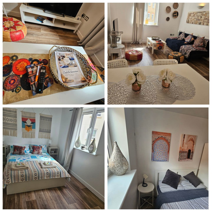 City Centre  Moroccan 2br  Parking  Sleeps 6 - Buckinghamshire