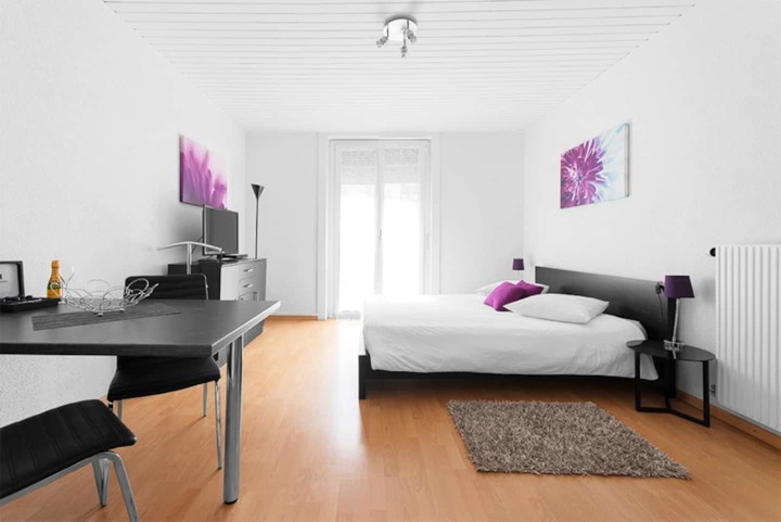 Large Studio With Balcony, In Downtown Floréal - Lausanne