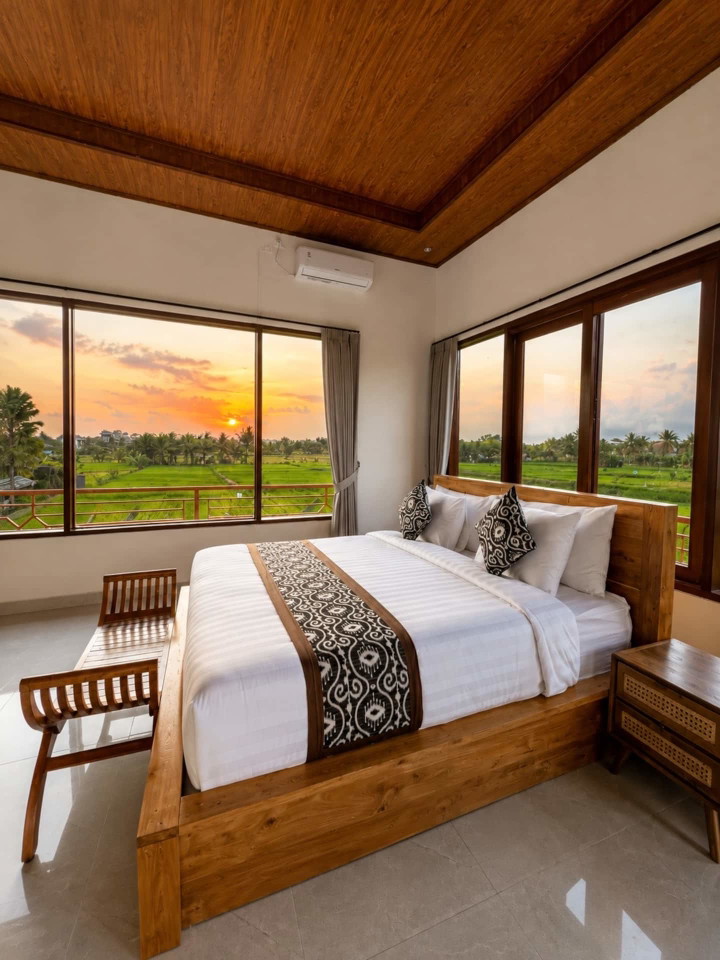 Sriya Padhi Peaceful House With Rice Field View - インドネシア