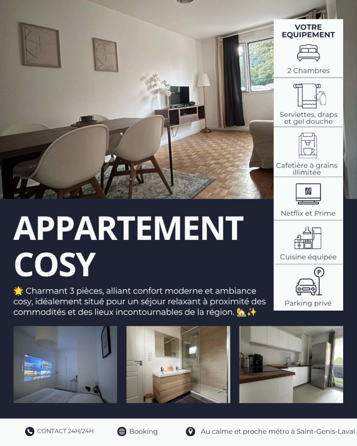 Appartement Cosy Et Confortable - Saint-Genis-Laval