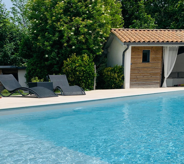 Chalet Détente Et Nature Avec Piscine - Gironde