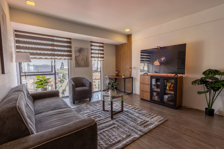Loft In Tower With Cathedral View - Toluca